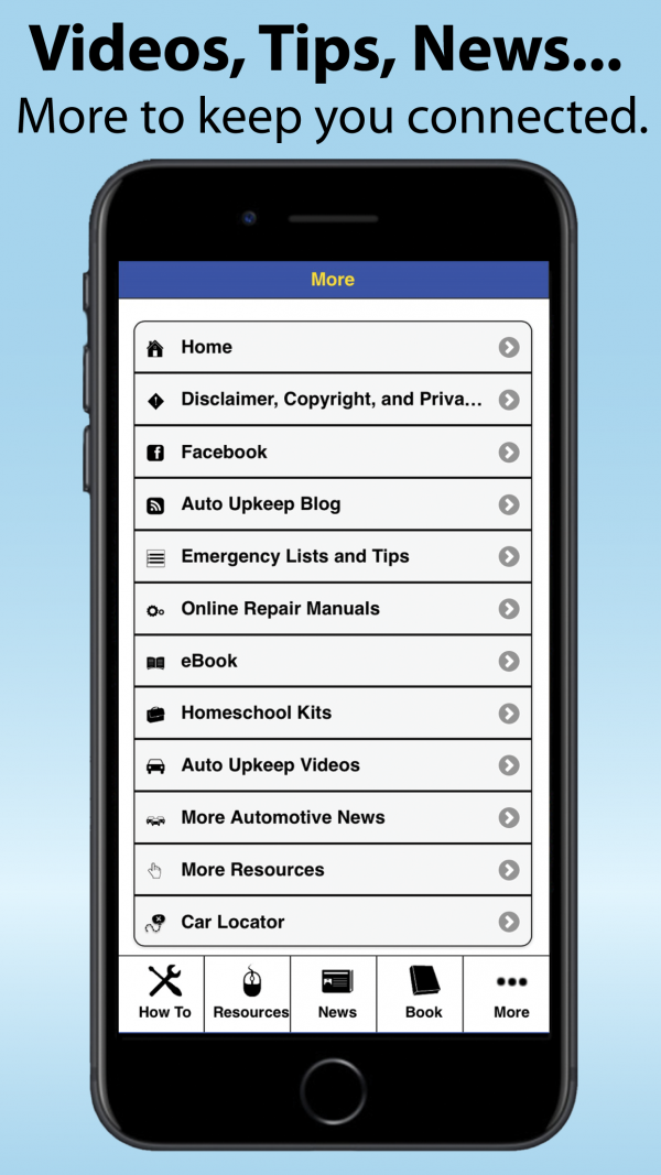 Apple and Android App | Auto Upkeep